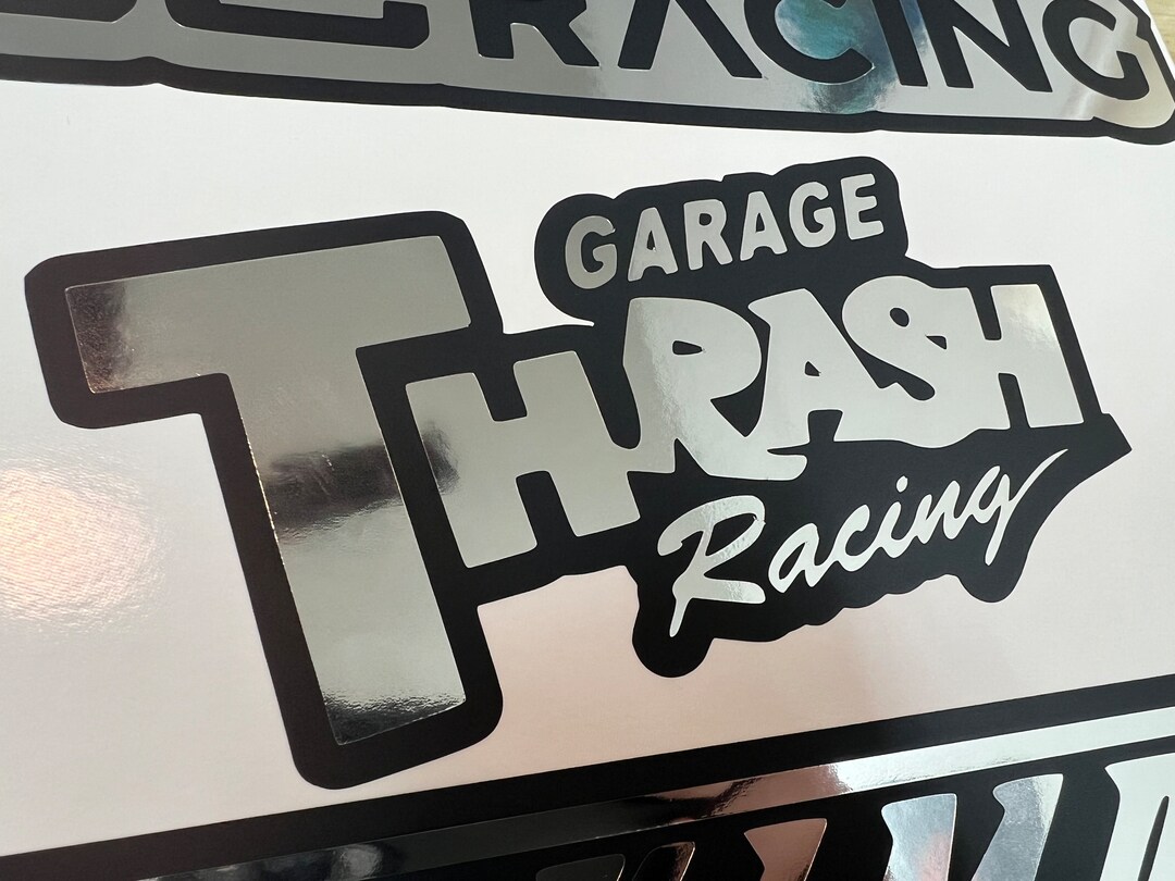 10 Garage Thrash Racing Vinyl Decal for Car Windows - Etsy