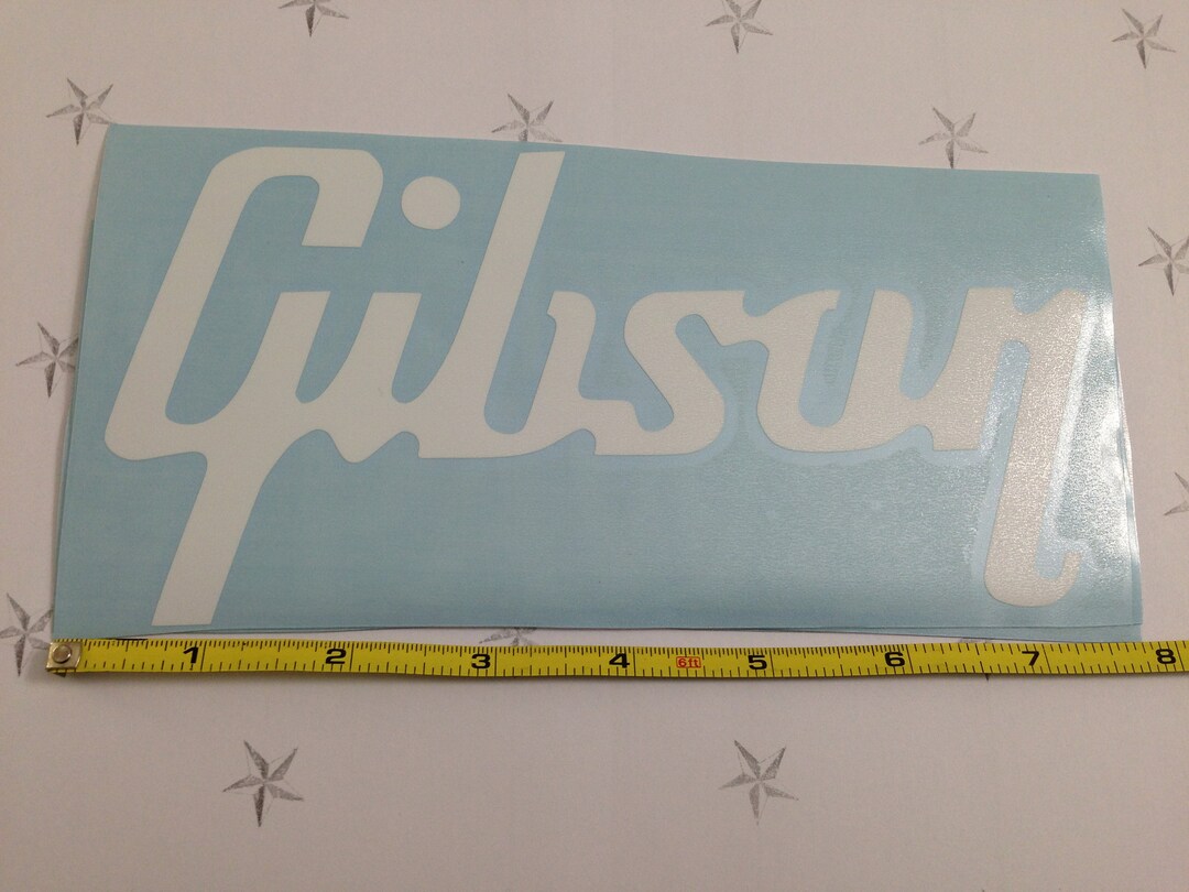 X1 8 Gibson Sticker Decal for Car Windows, Laptops, Tumbler Cups, Etc ...