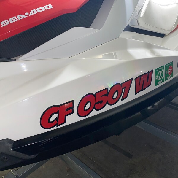 Jet Ski Hull Stickers - Etsy