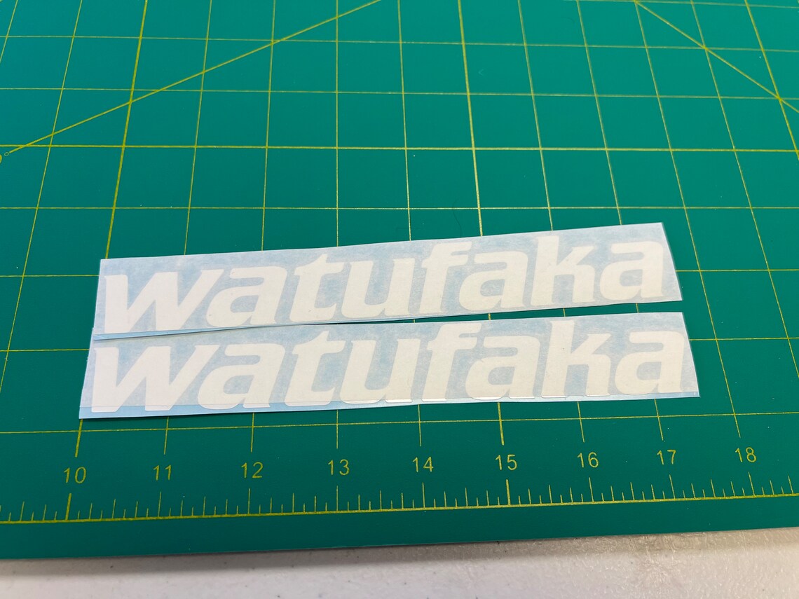 X2 Watufaka 8 Wide Sticker Hawaiian Islander HI Ainokea - Etsy