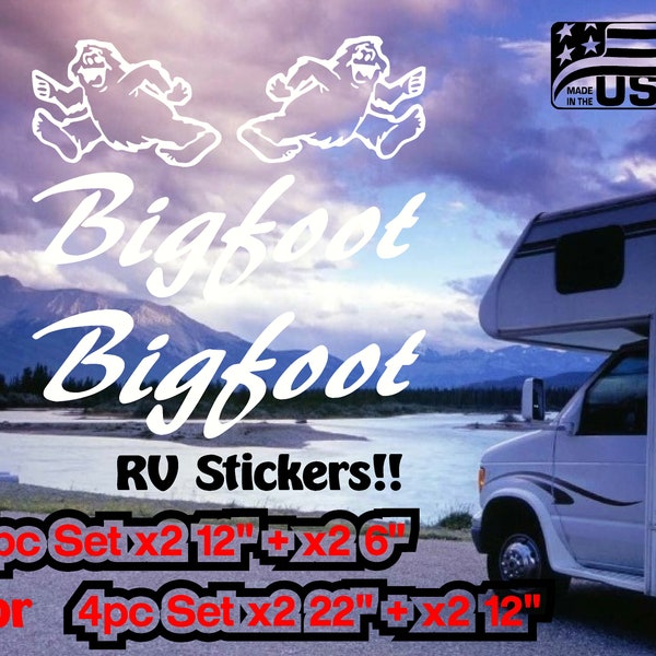 Bigfoot Rv Decals - Etsy