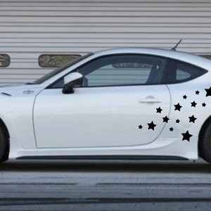 50 Stars Livery Set Stickers 25 per Side Universal Car & Truck Decals ...