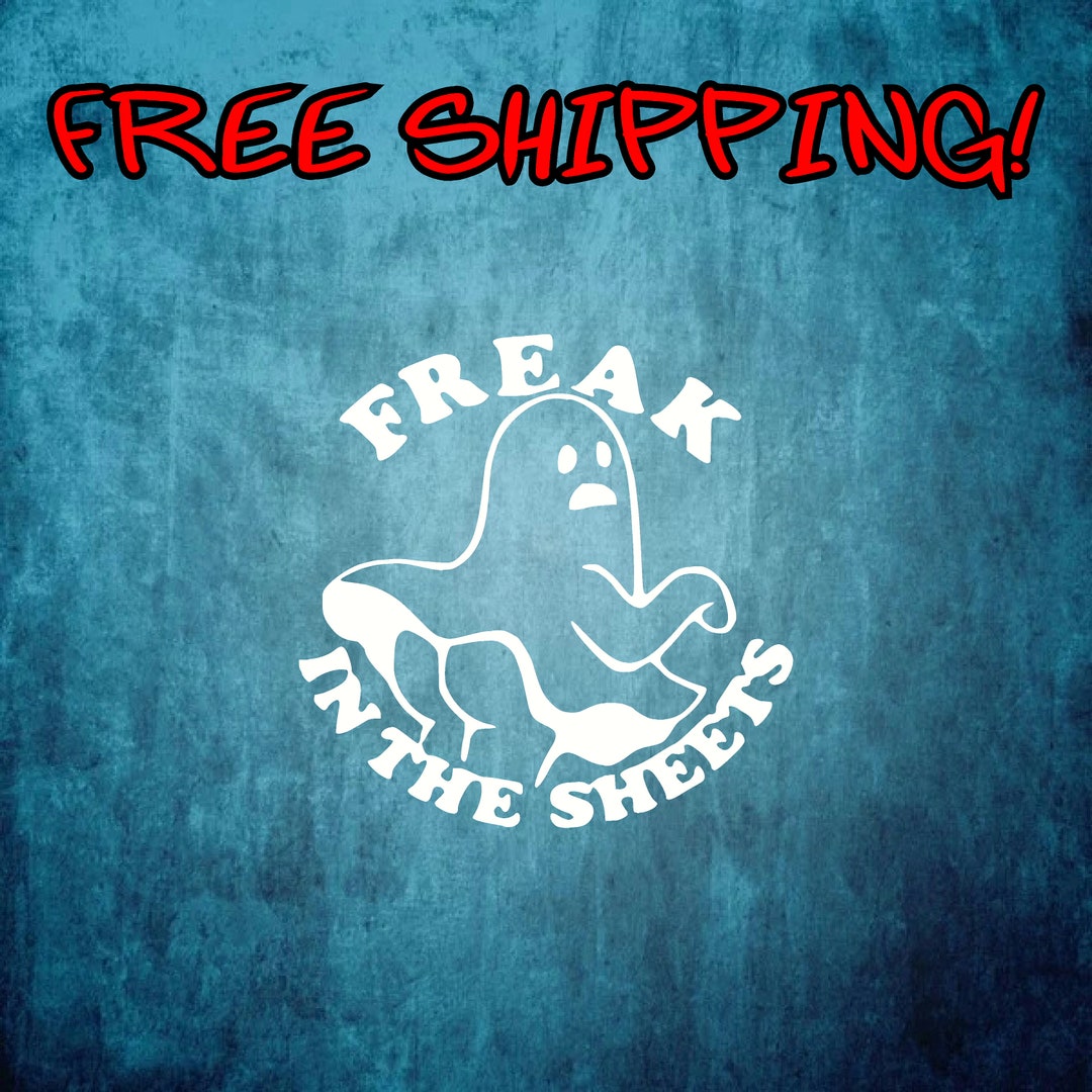 X1 Freak in the Sheets Ghost Sticker Decal for Car Windows, Laptops ...