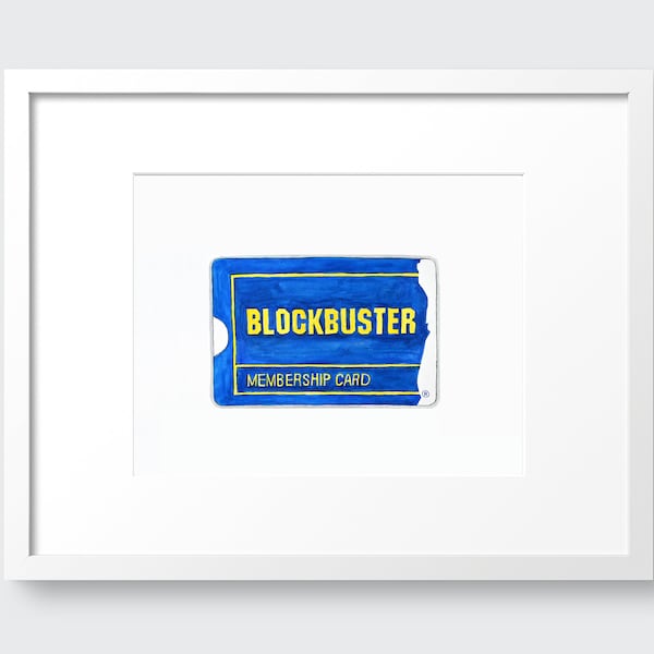 Blockbuster Card - Etsy