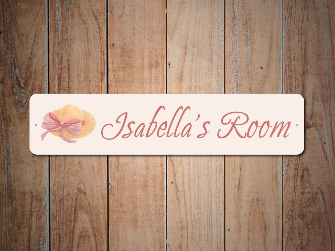 Beachy Room Sign, Custom Name Sign for Girls, Teen Beach Theme ...