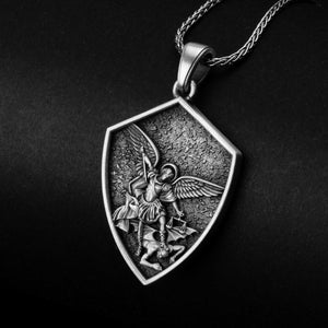 Archangel Michael, Defeating Satan, War in Heaven, Christian Pendant ...
