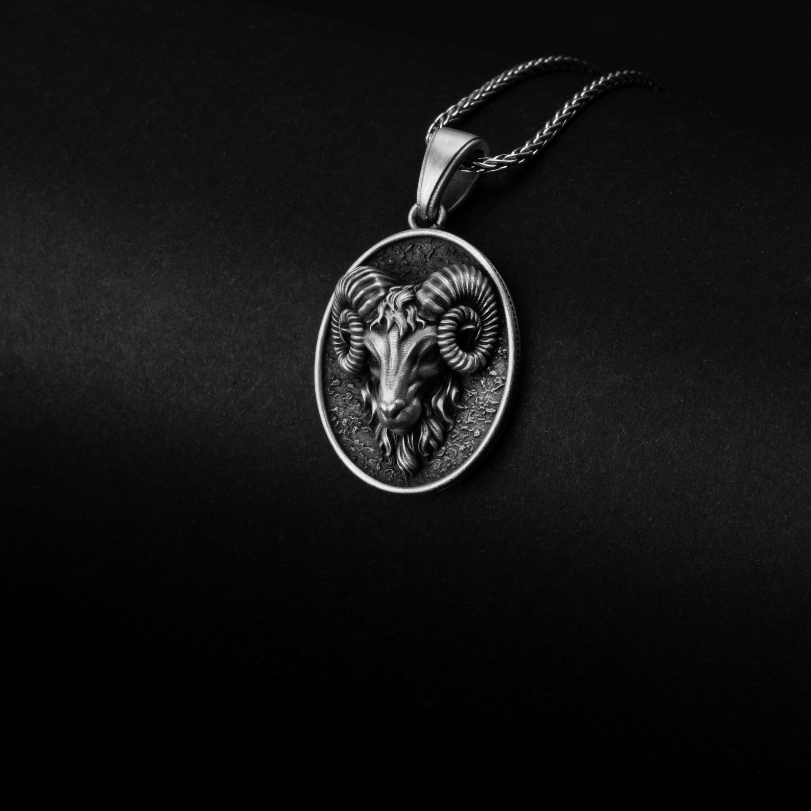 Ram Head Aries Necklace Zodiac Jewelry Aries Gift Animal - Etsy