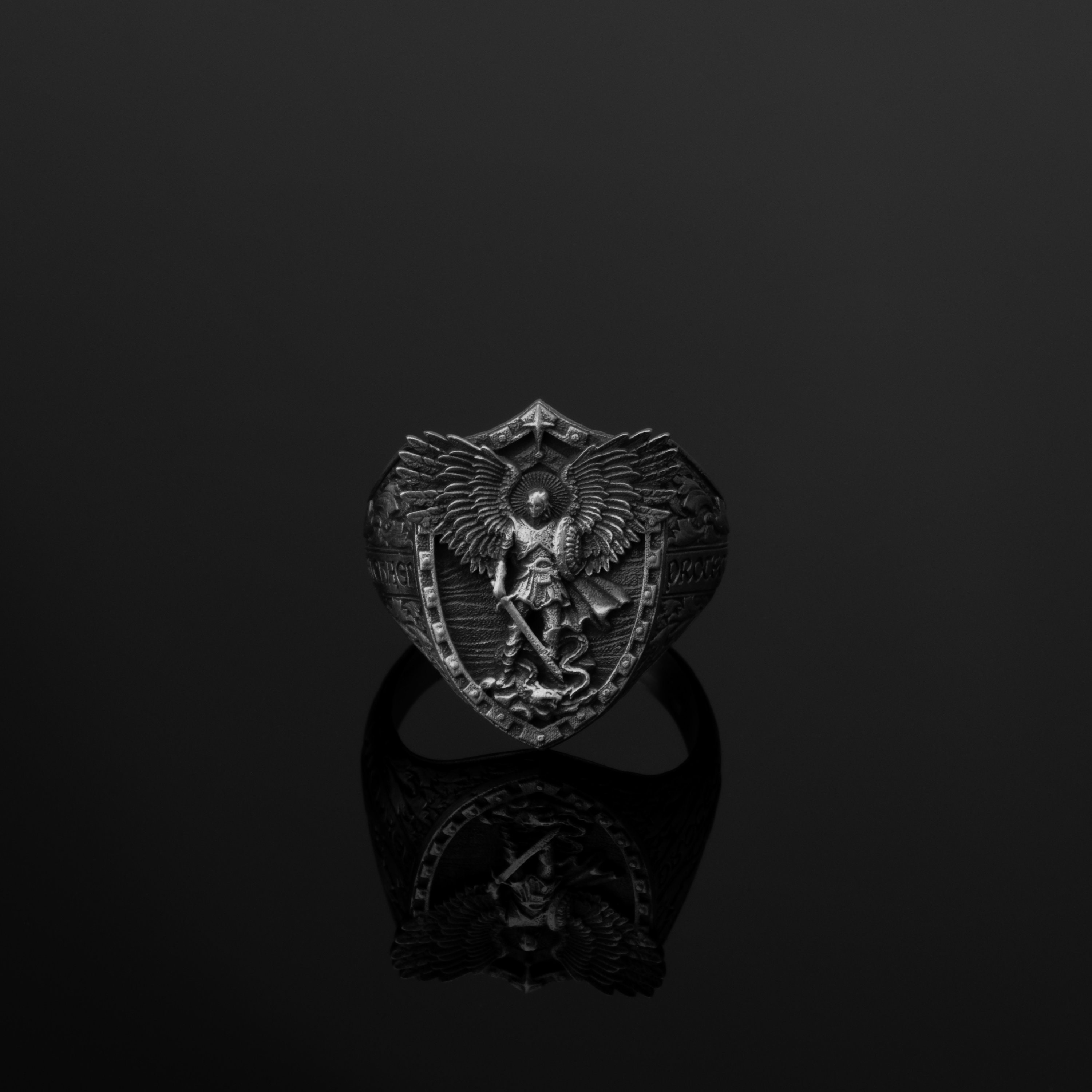 St Michael Ring, Archangel, Spiritual Accessory, Saint Michael ...