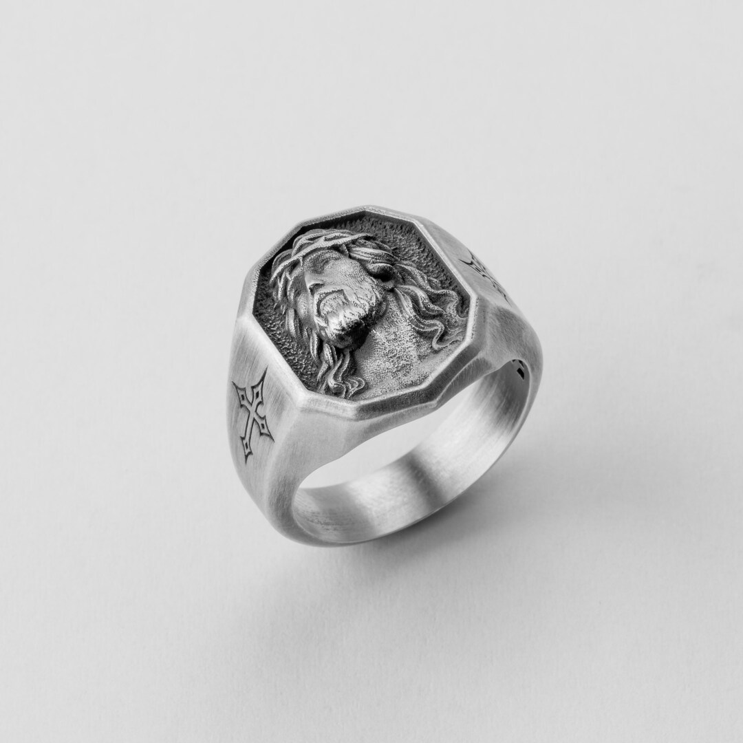 Jesus Thorns Ring, Religious Jewelry, Jesus Jewelry, Crown of Thorns ...
