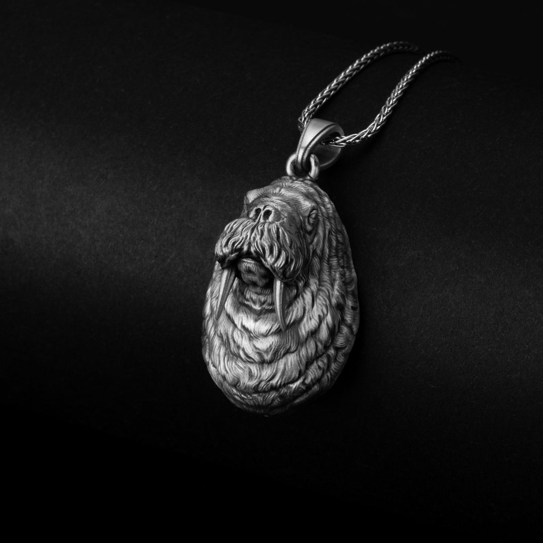 Walrus Pendant, Animal Necklace, Walrus Jewelry, Arctic Necklace ...