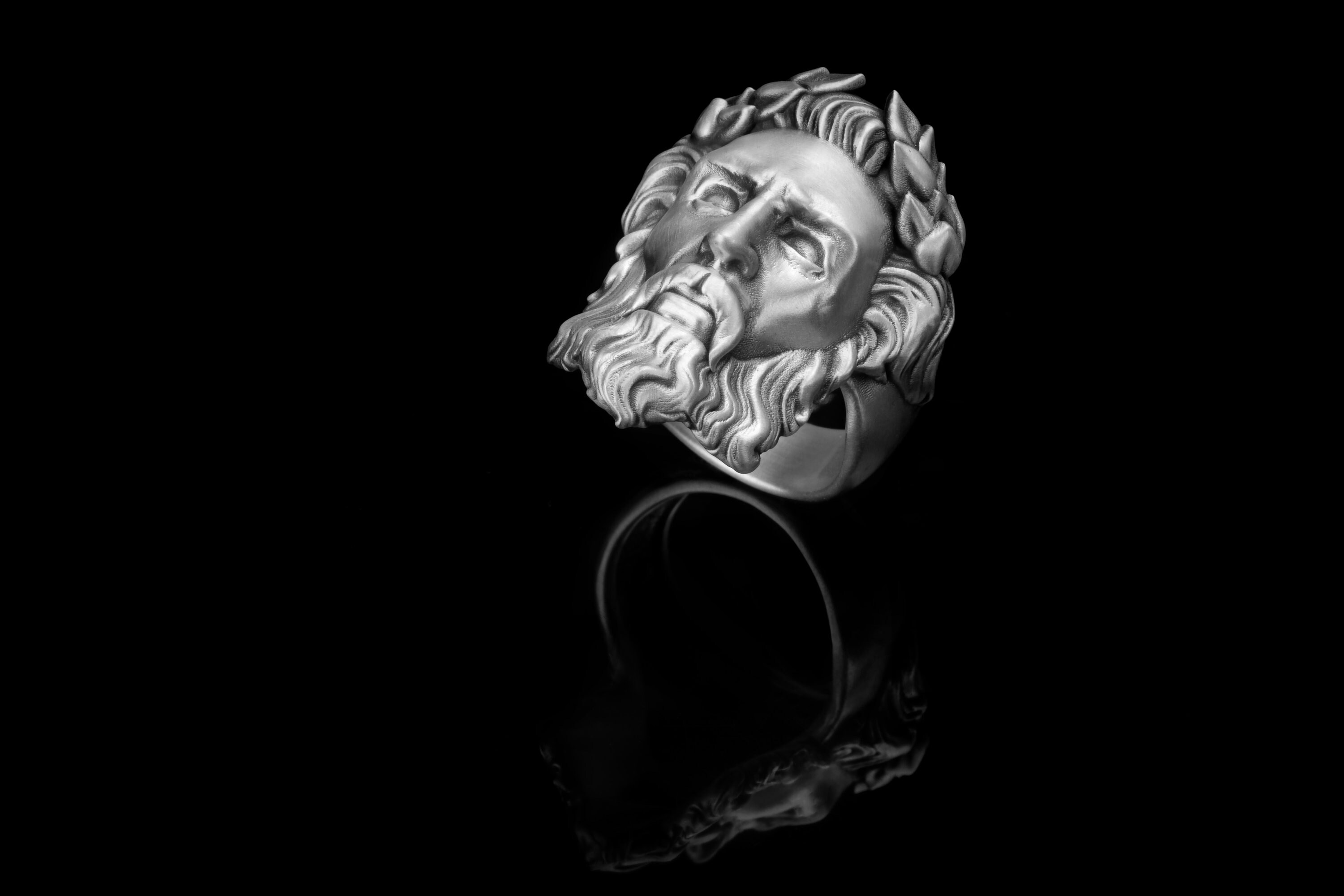 Poseidon Ring, Greek God, Ocean God, Sea Deity, Mythology Jewelry ...