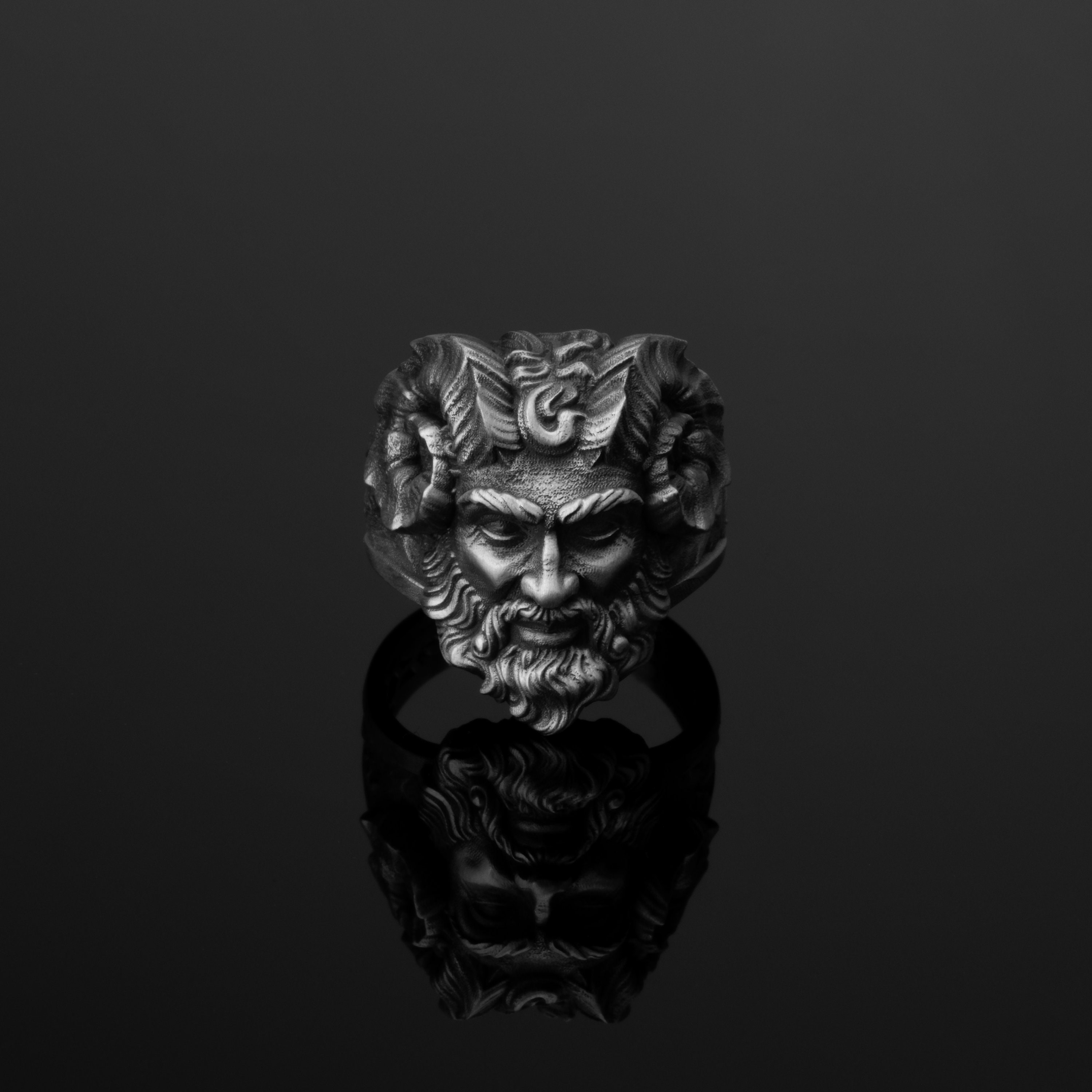 Cernunnos Ring, Horned God, Celtic Deity, Wiccan Symbol, Forest Lord ...