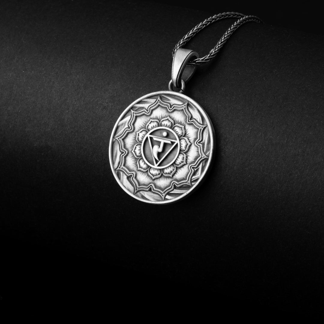 Heart Chakra, Anahata, Sterling Silver, Chakra Necklace, Love Energy ...