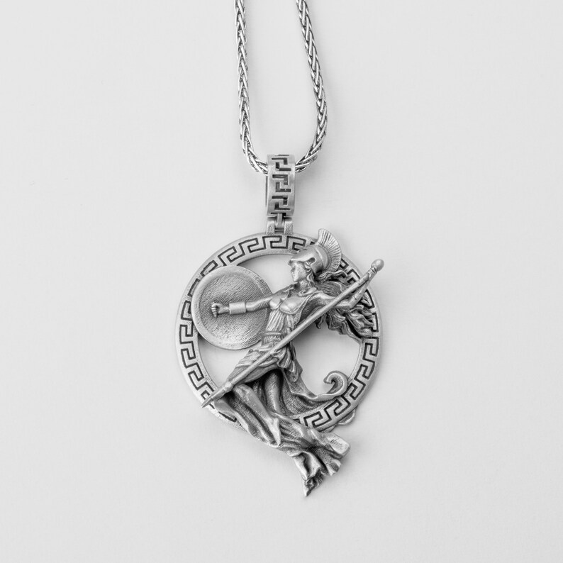 Athena Necklace, Greek Goddess, Wisdom Symbol, Ancient Greece ...