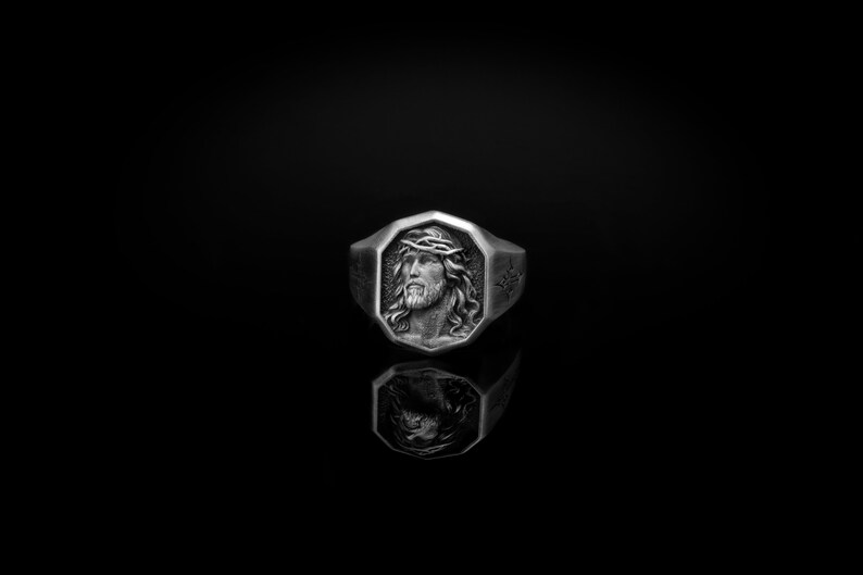 Jesus Thorns Ring, Religious Jewelry, Jesus Jewelry, Crown of Thorns ...