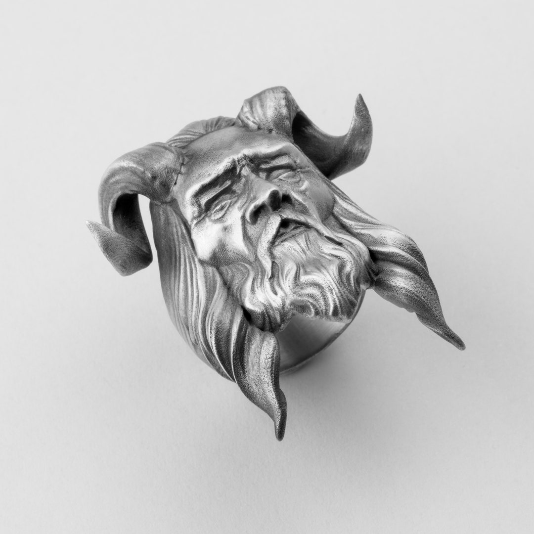 Centaur Druid Ring, Wood Elf, Sterling Silver, Fantasy Jewelry ...