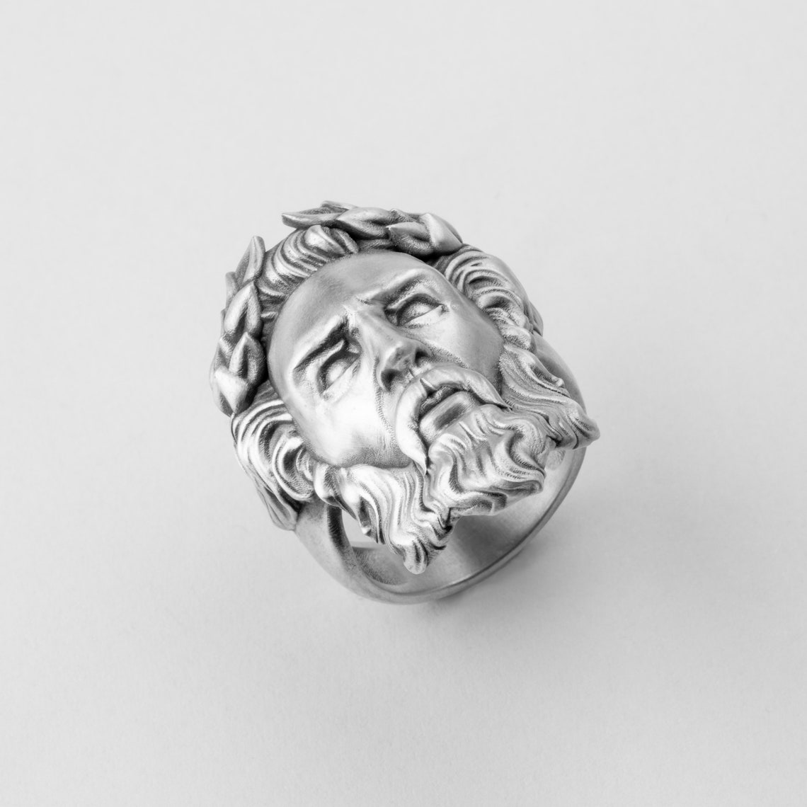 Poseidon Ring, Greek God, Ocean God, Sea Deity, Mythology Jewelry ...
