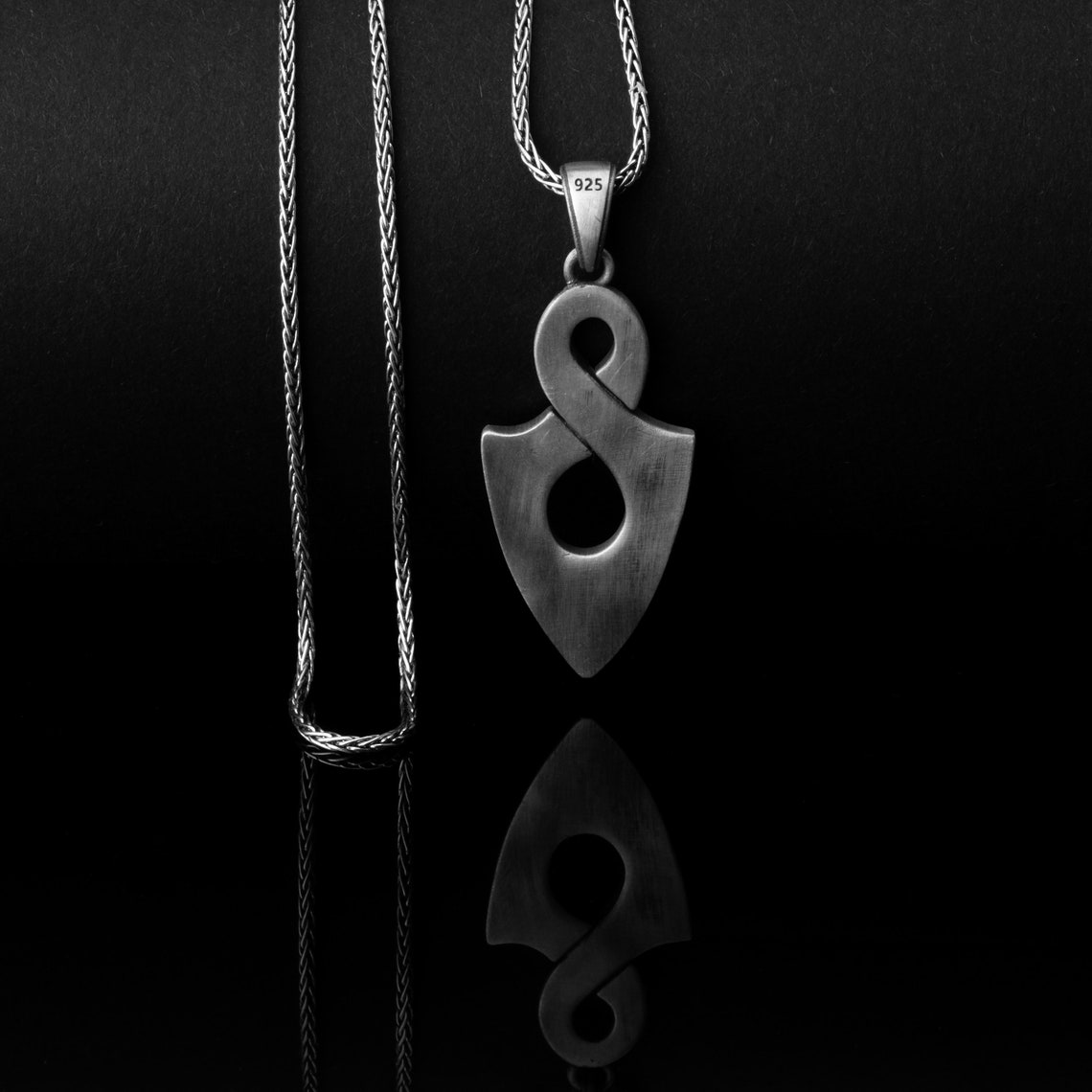 Infinity Pendant, Ancient Necklace, Pharaonic Inscriptions, Egyptian ...