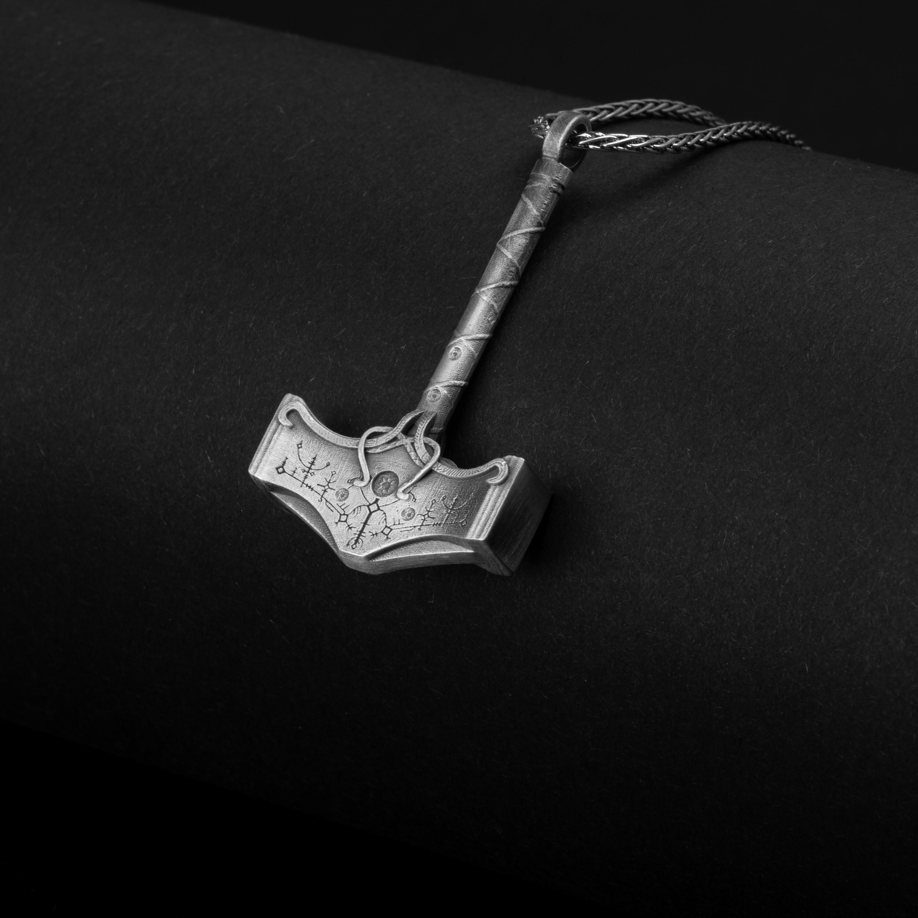 Mjölnir Pendant, Thor Hammer Charm, Norse Jewelry, Viking Accessory ...