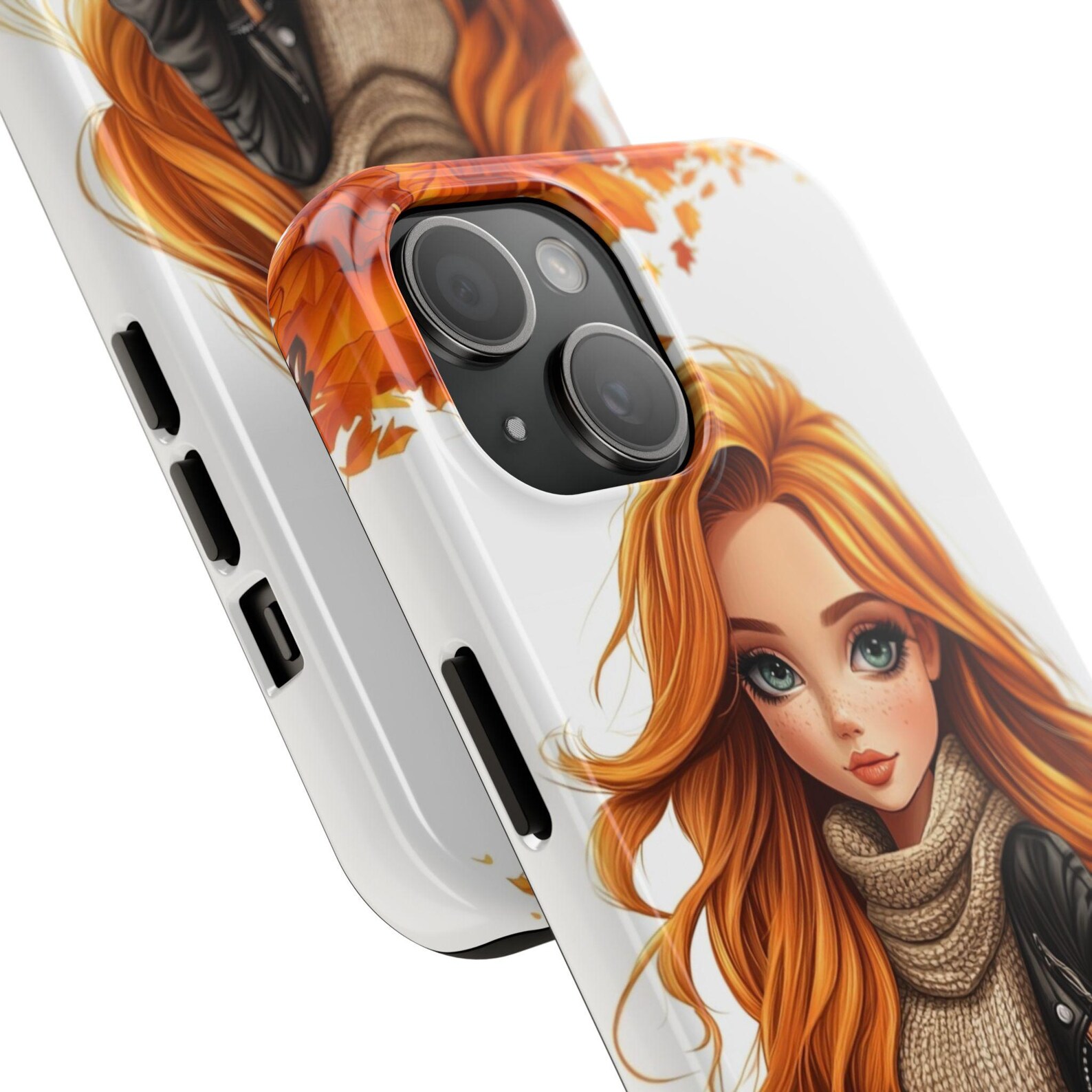 Redhead iPhone 15 Pro Max Case, Ginger Phone Cover Tough Phone Cases ...