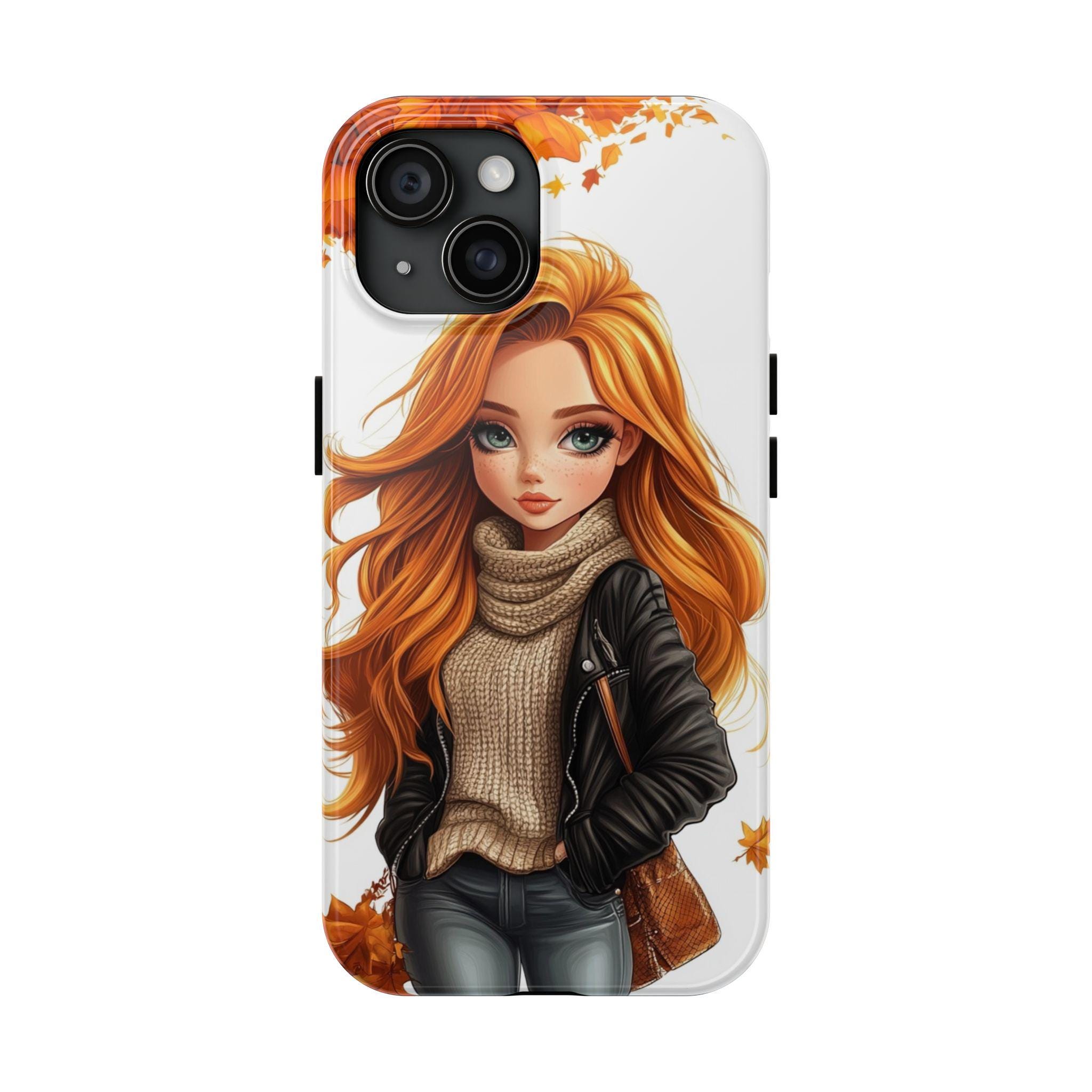 Redhead iPhone 15 Pro Max Case, Ginger Phone Cover Tough Phone Cases ...