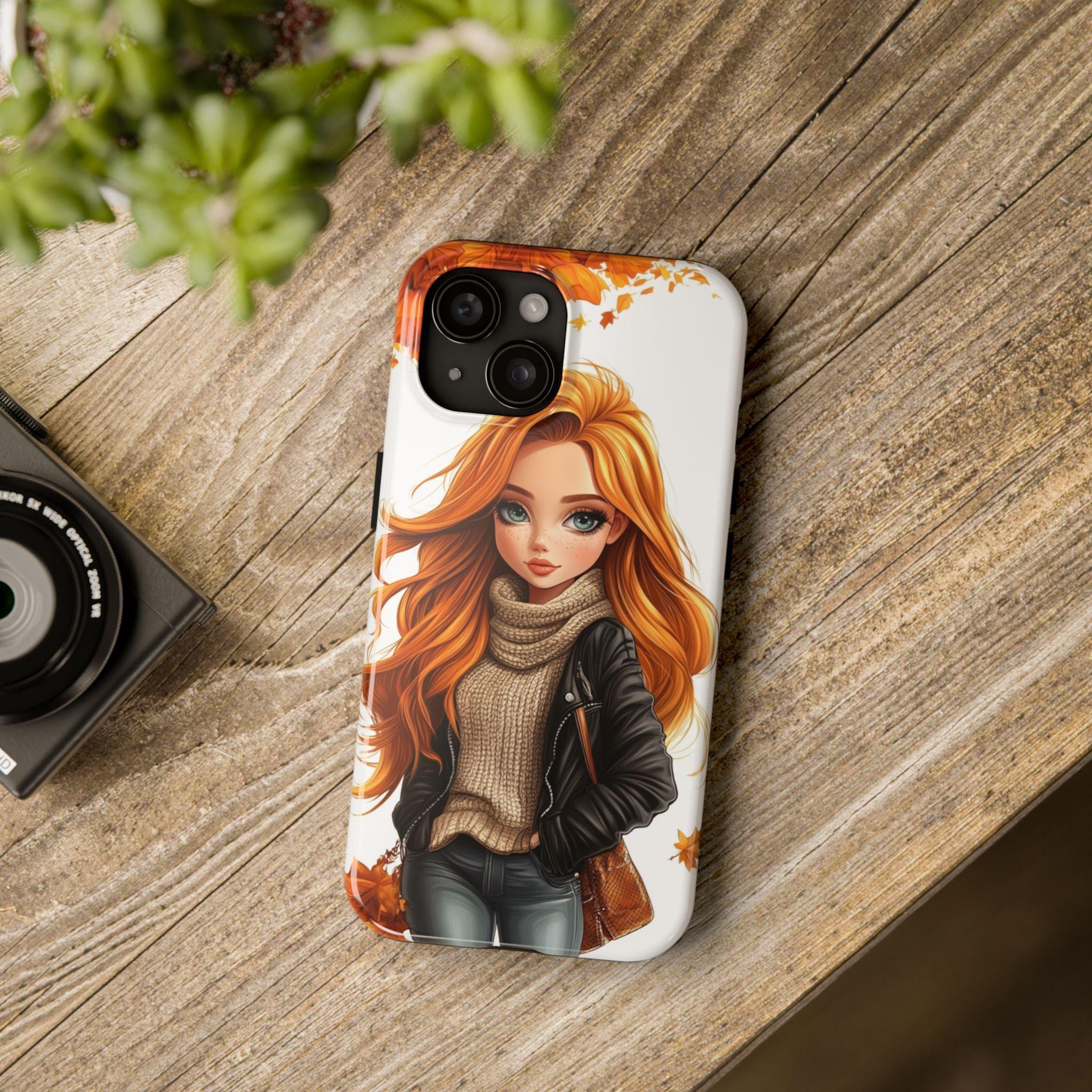 Redhead iPhone 15 Pro Max Case, Ginger Phone Cover Tough Phone Cases ...