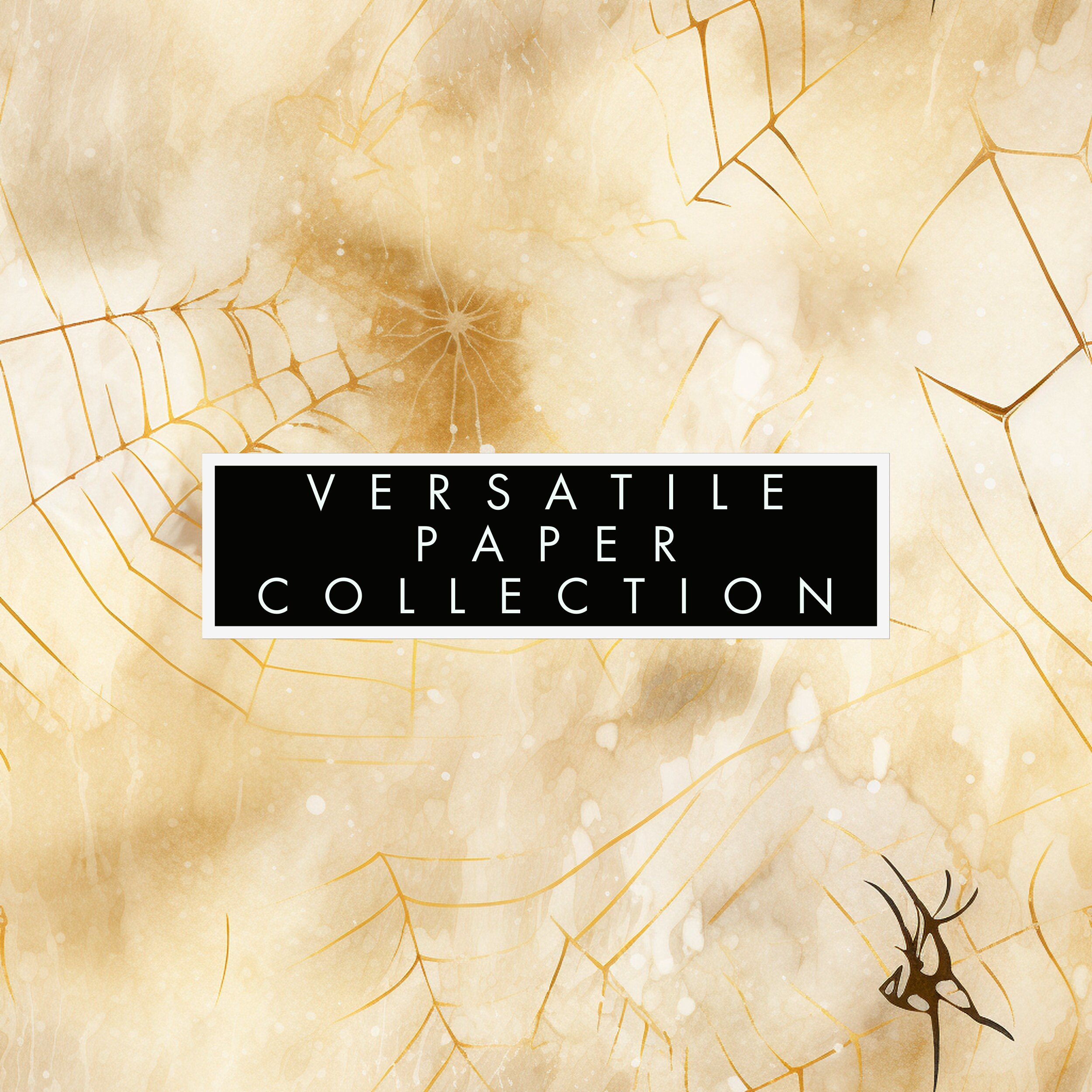 Gold Grunge Cobweb Overlays Digital Paper Halloween Pages - Etsy