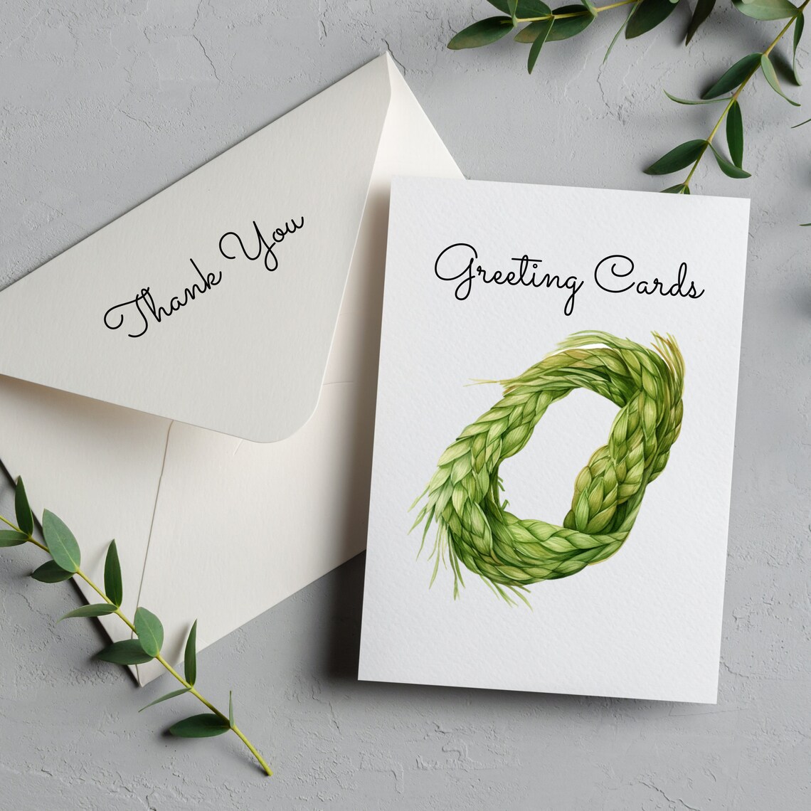 Watercolor Sweet Grass Braids Clipart PNG - Etsy