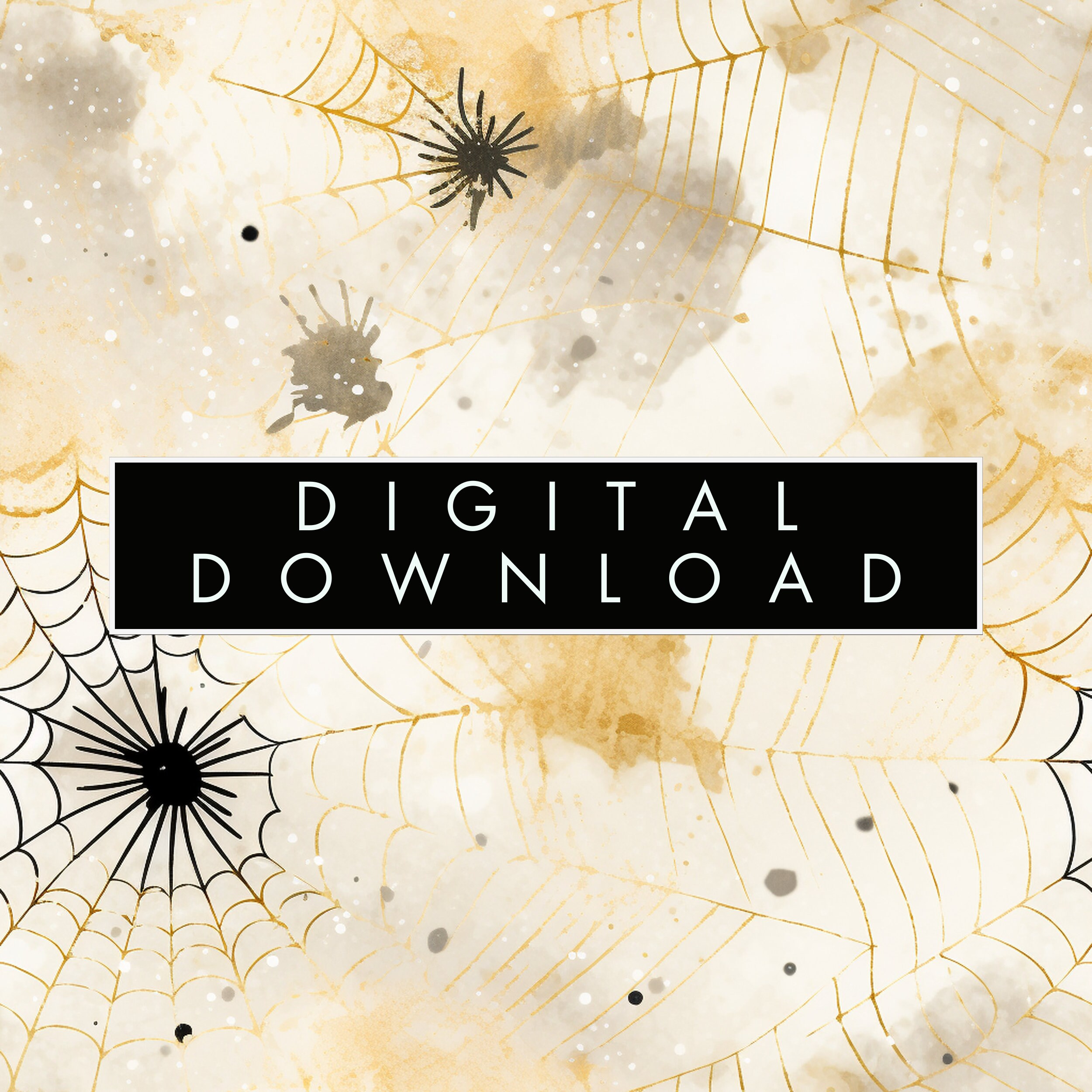 Gold Grunge Cobweb Overlays Digital Paper Halloween Pages - Etsy