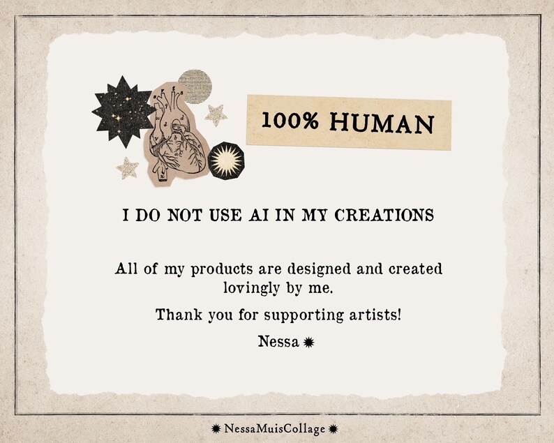 CERULEAN Vintage Collage Kit, Collage Sheet, Mermaid, Ocean, Sea ...