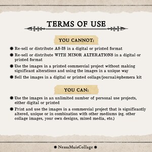 CERULEAN Vintage Collage Kit, Collage Sheet, Mermaid, Ocean, Sea ...