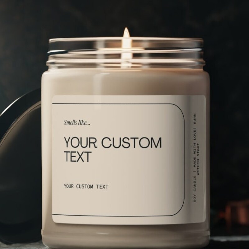 Custom Candle - Etsy