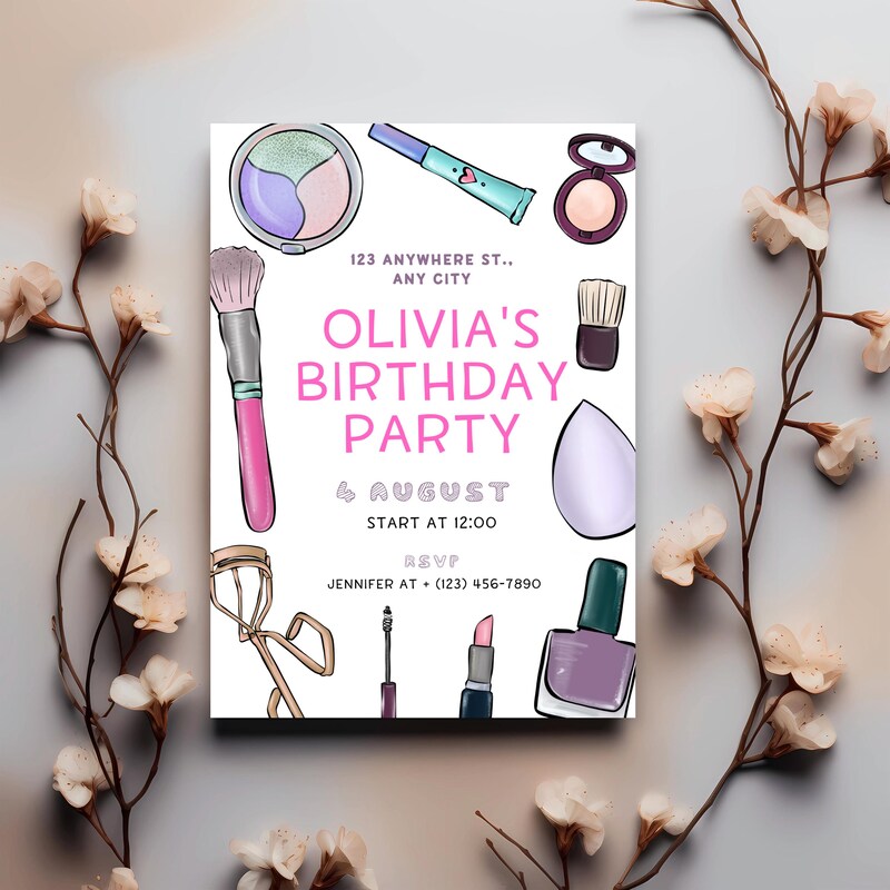 Makeup Theme Party - Etsy
