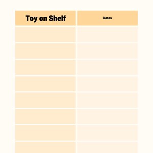 Tracker Chart Montessori Toy Rotation, Developmental Activity Ideas ...