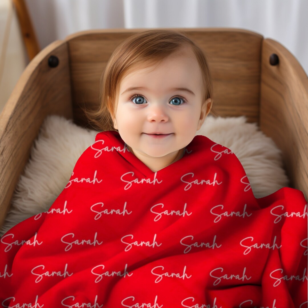Personalized Name Blanket Daughter, Son, Grandkids, Customized Name ...
