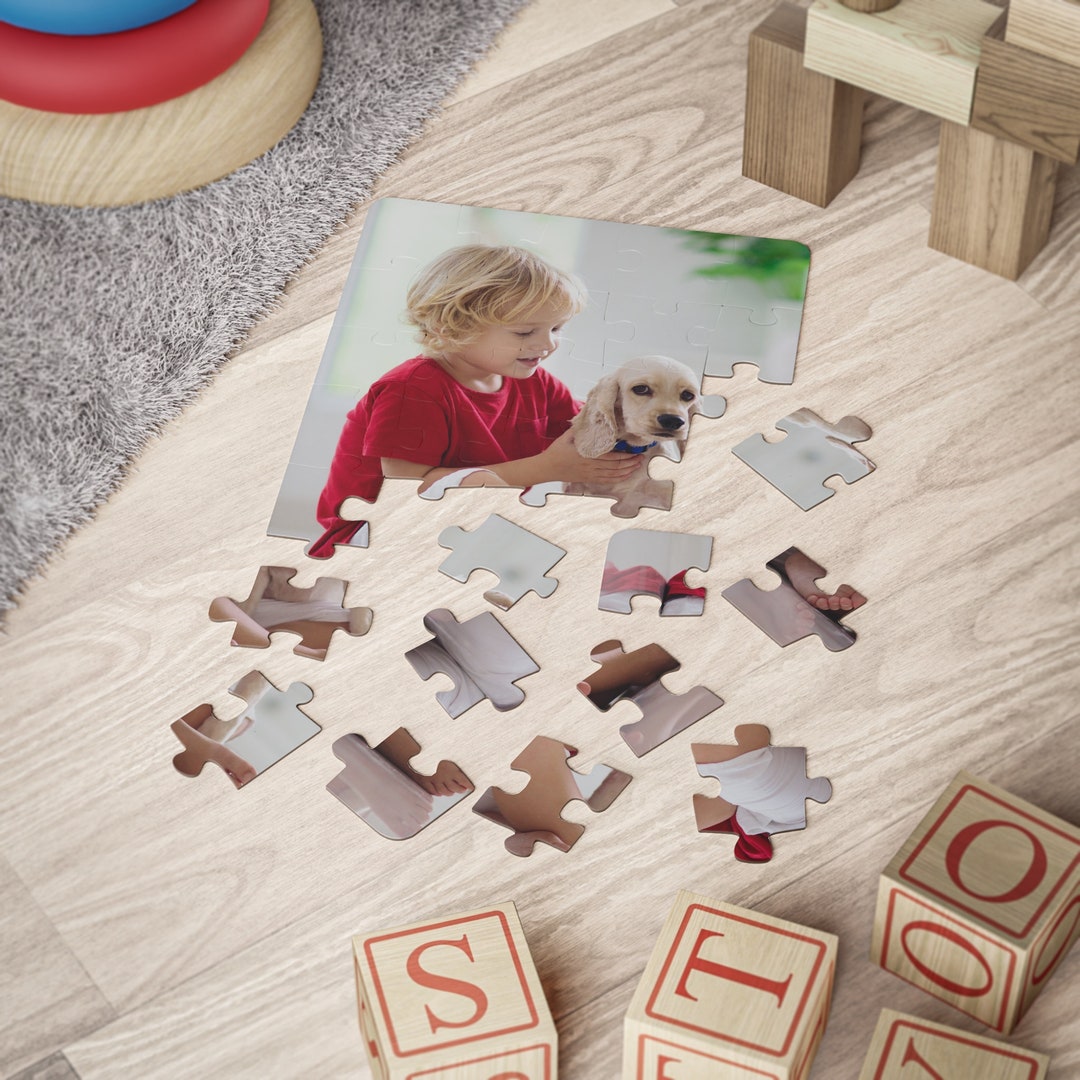 Custom 30 Piece Kids' Puzzle, Personalized Puzzle, Custom Puzzle Text ...