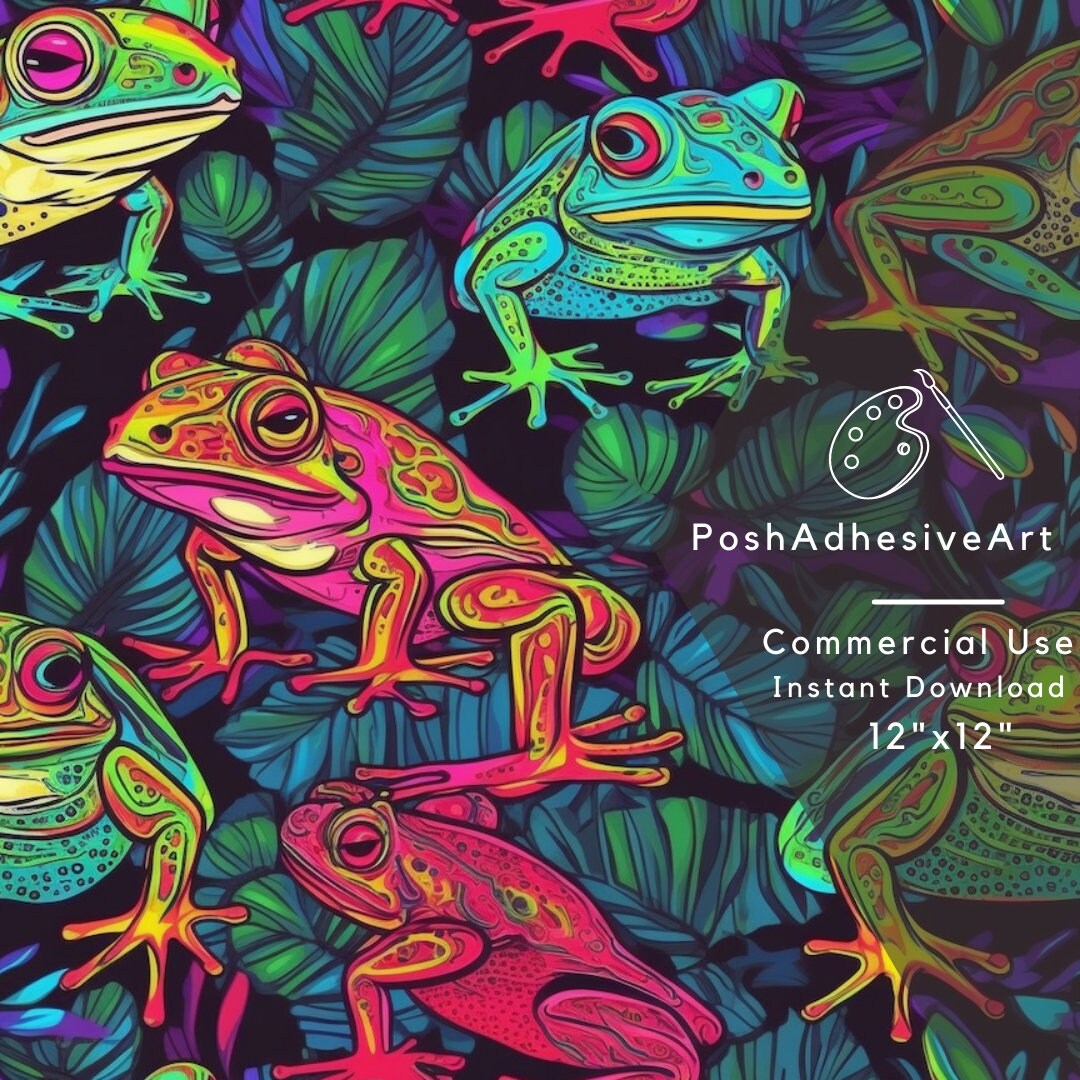 Seamless Fabric Pattern, Frog Wallpaper, Frog Fabric, Frog Lovers ...