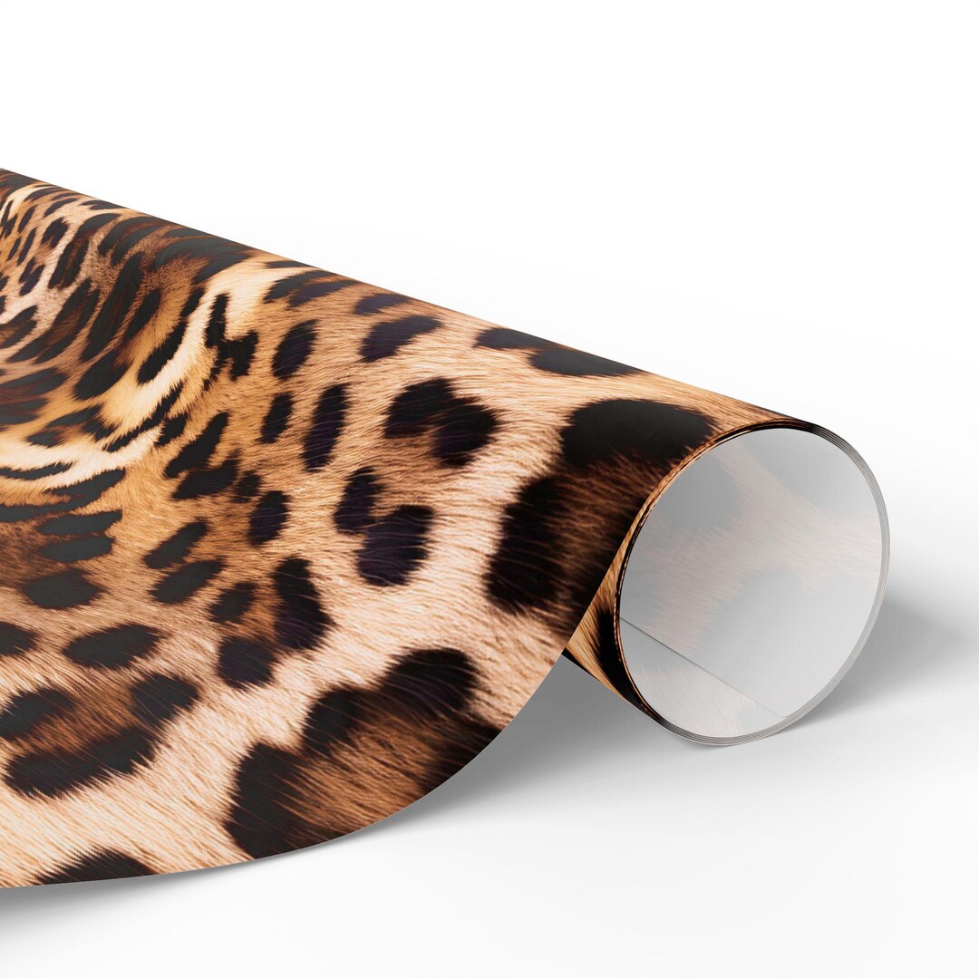 Lux Realistic Leopard Print Wrapping Papers, Stylish Gift Wrap for ...