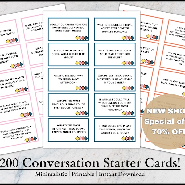 Conversation Starter - Etsy