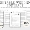 Editable Wedding Officiant Contract, Marriage Officiant, Wedding ...