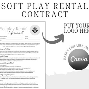 Editable Soft Play Rental Contract Agreement Template, Soft Play ...