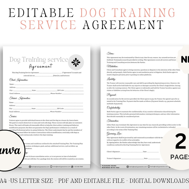 Dog Training Forms - Etsy