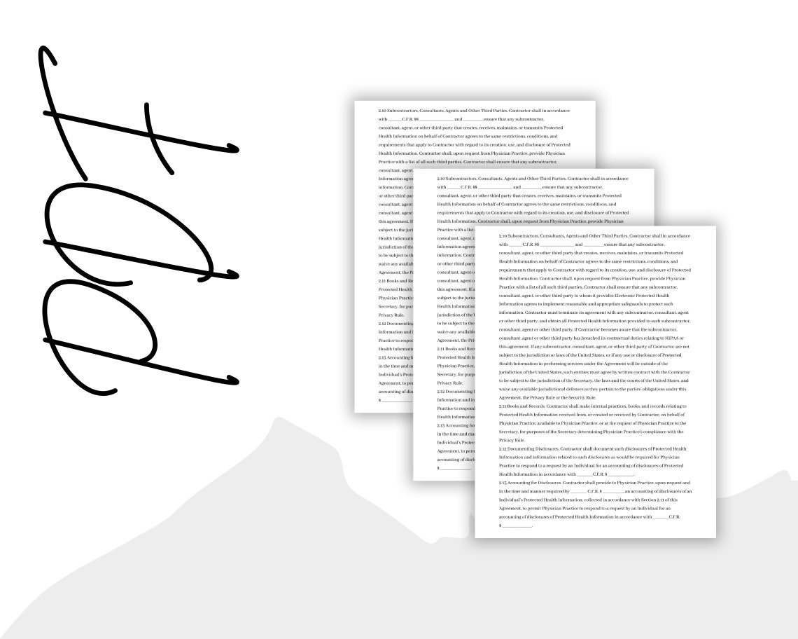 HIPAA Business Associate Agreement, Business Templates, Business Form ...