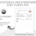 Editable Prescription Pad Template, Medical Prescription, Prescription ...