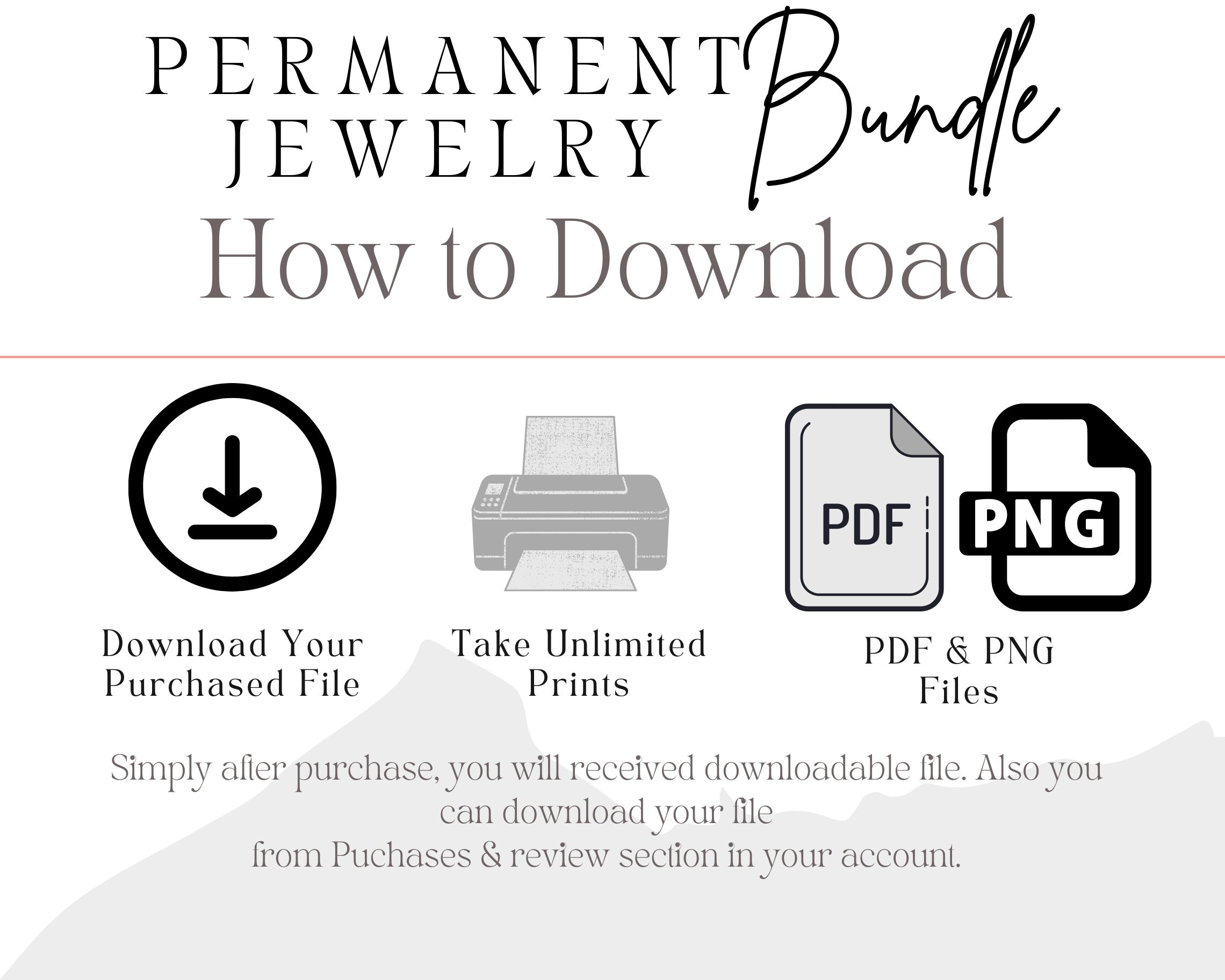 Editable Permanent Jewelry Business Bundle, Professional Permanent ...