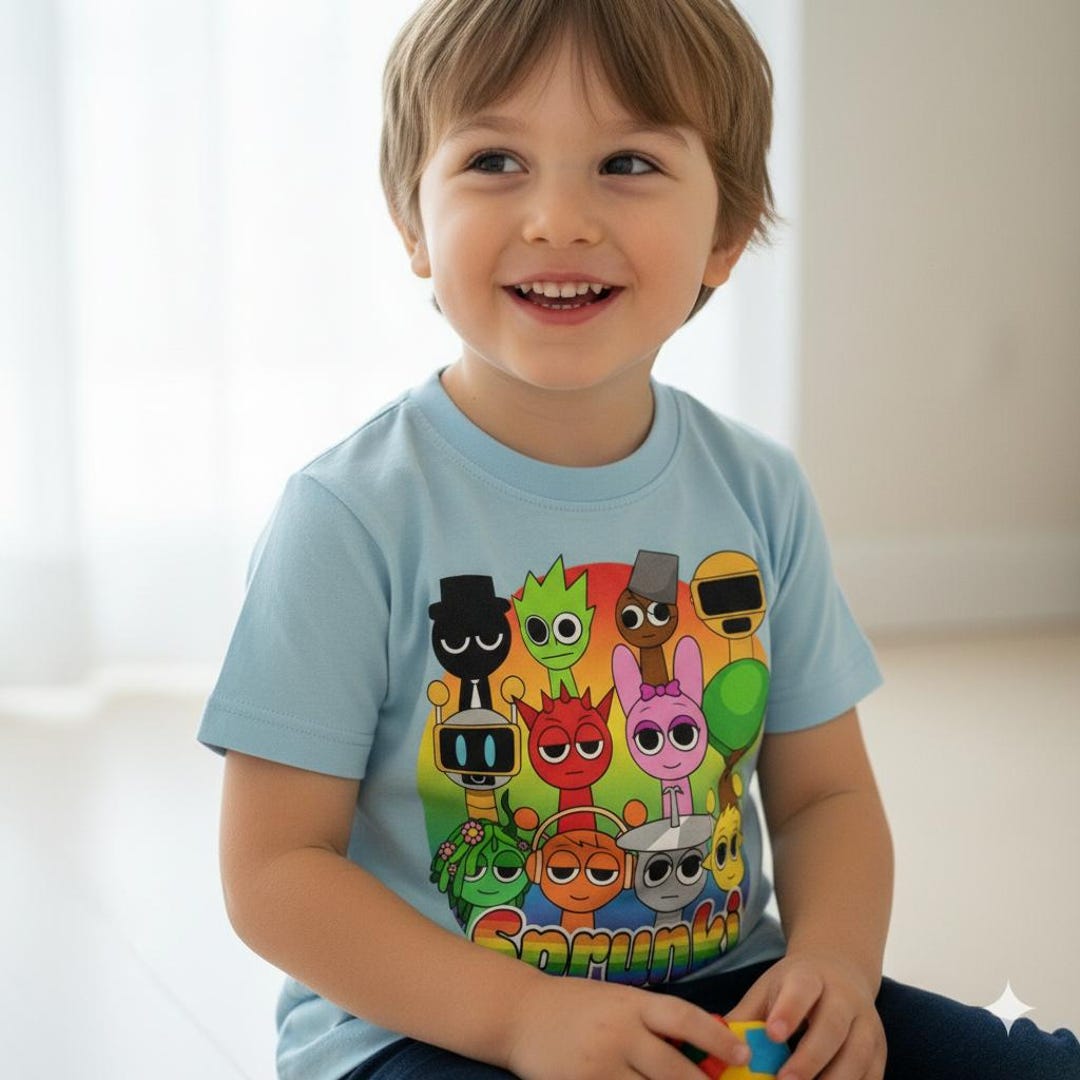 Sprunkies Gang Unisex Kids Digital Download PNG 4500 Px - Etsy