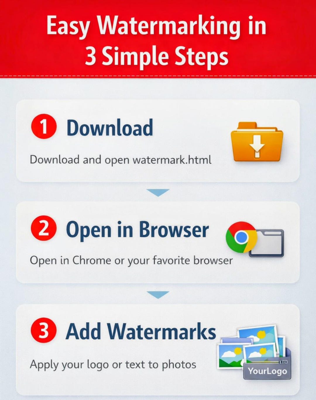 Photo Watermark Tool | Add Logo & Text, Browser-based (instant Download ...