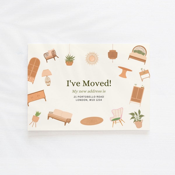 Weve Moved Cards - Etsy