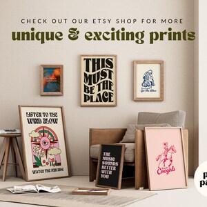 Retro Gallery Wall Set Printable Posters Bestseller Bundle - Etsy