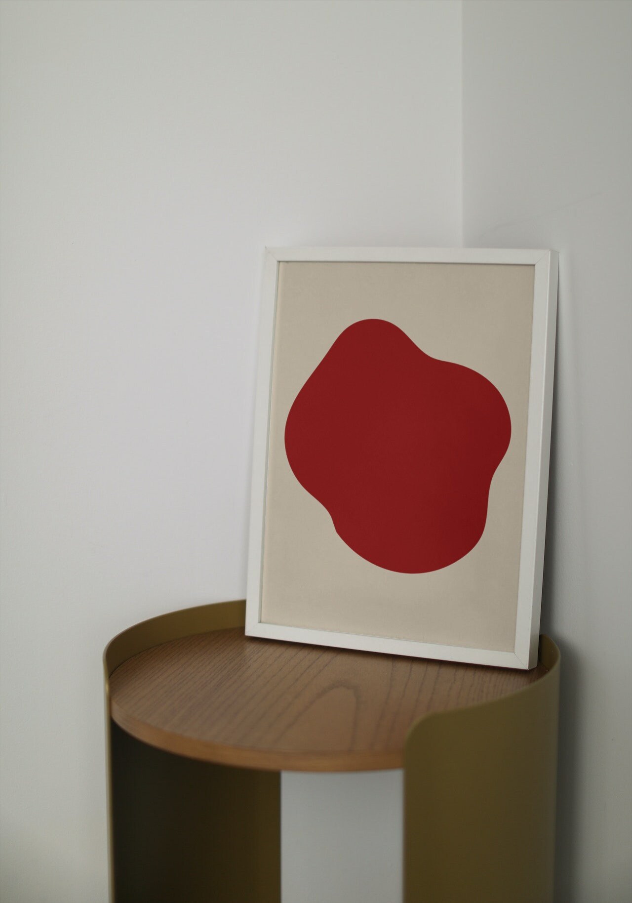 Red Abstract Wall Art,minimalist Modern Print, Abstract Large Printable ...